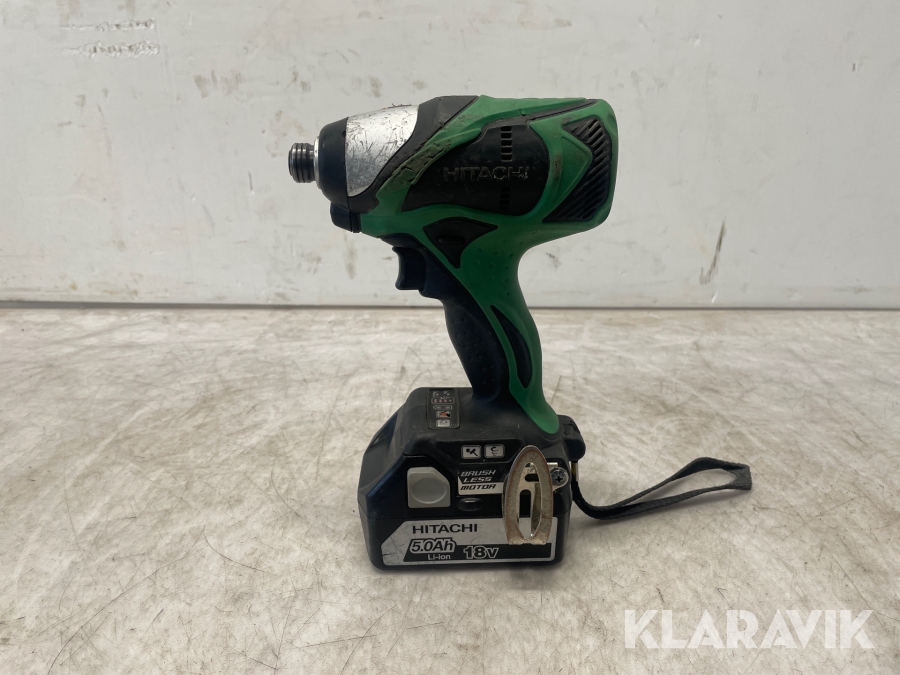 Slagskruvdragare Hitachi WH18DBDL, Svalöv, Klaravik auktione