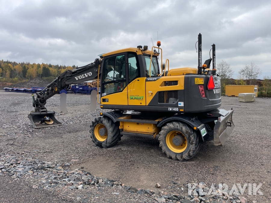 Grävmaskin Volvo EW140D, Eda, Klaravik