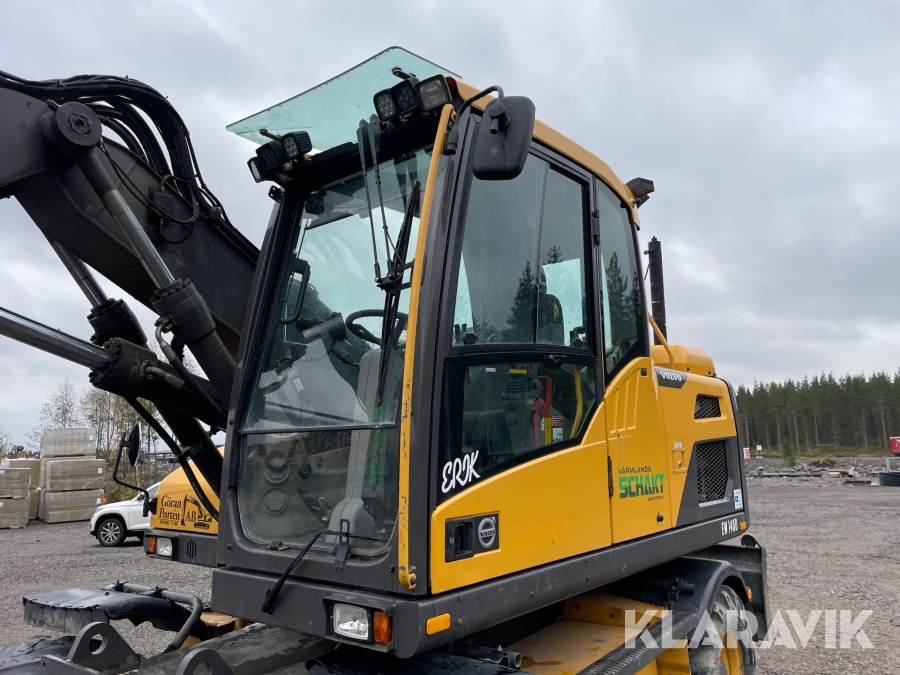 Grävmaskin Volvo EW140D, Eda, Klaravik