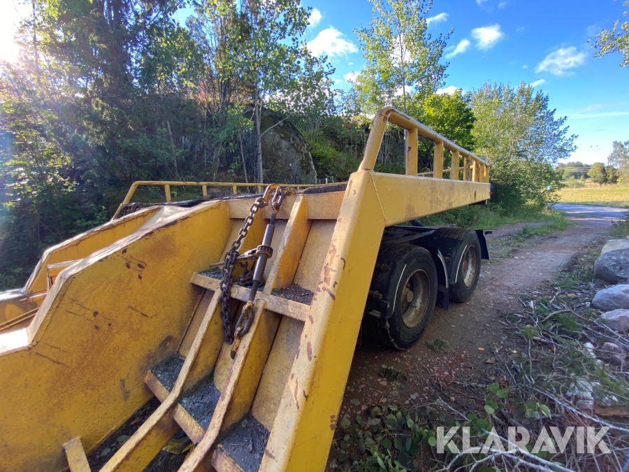 Maskintrailer JMP-Wielton, Norrtälje, Klaravik auktioner