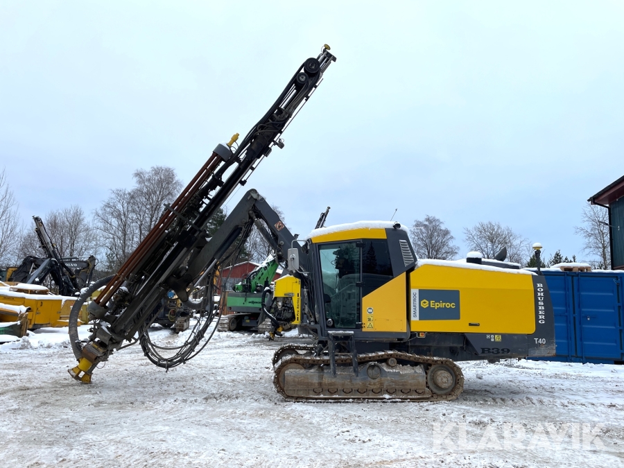 Borrvagn Epiroc Smartroc T40-11, Munkedal, Klaravik auktione Borrvagn Epiroc Smartroc T40-11, Munkedal, Klaravik auktione