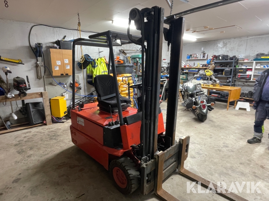 Truck Linde E16S, Oskarshamn, Klaravik auktioner