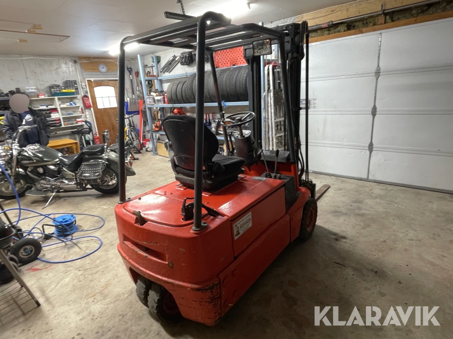 Truck Linde E16S, Oskarshamn, Klaravik auktioner