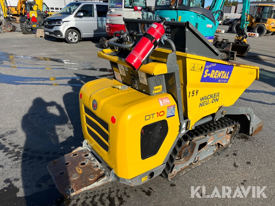 Dumper Wacker Neuson DT10, Haninge, Klaravik auktioner