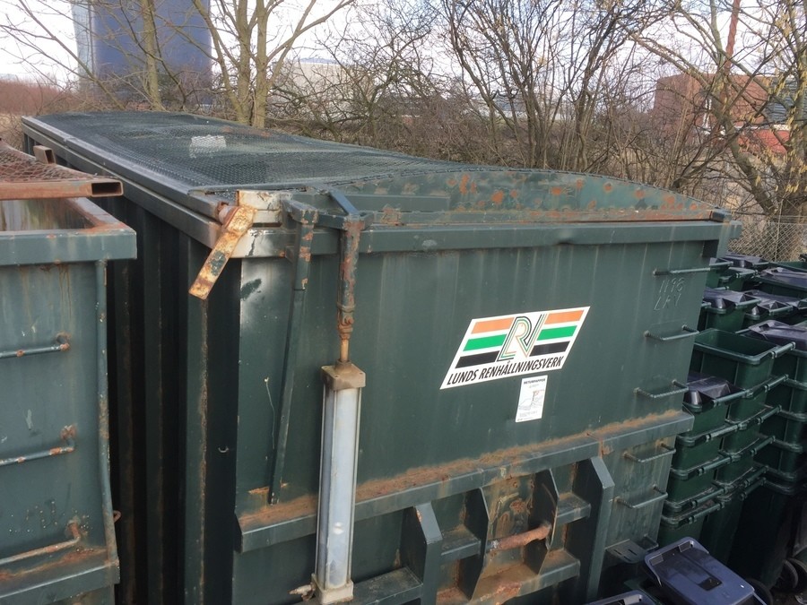 Container med nätlock, 40m3