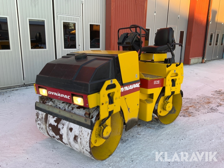 Vält Dynapac CC102, Umeå, Klaravik auktioner