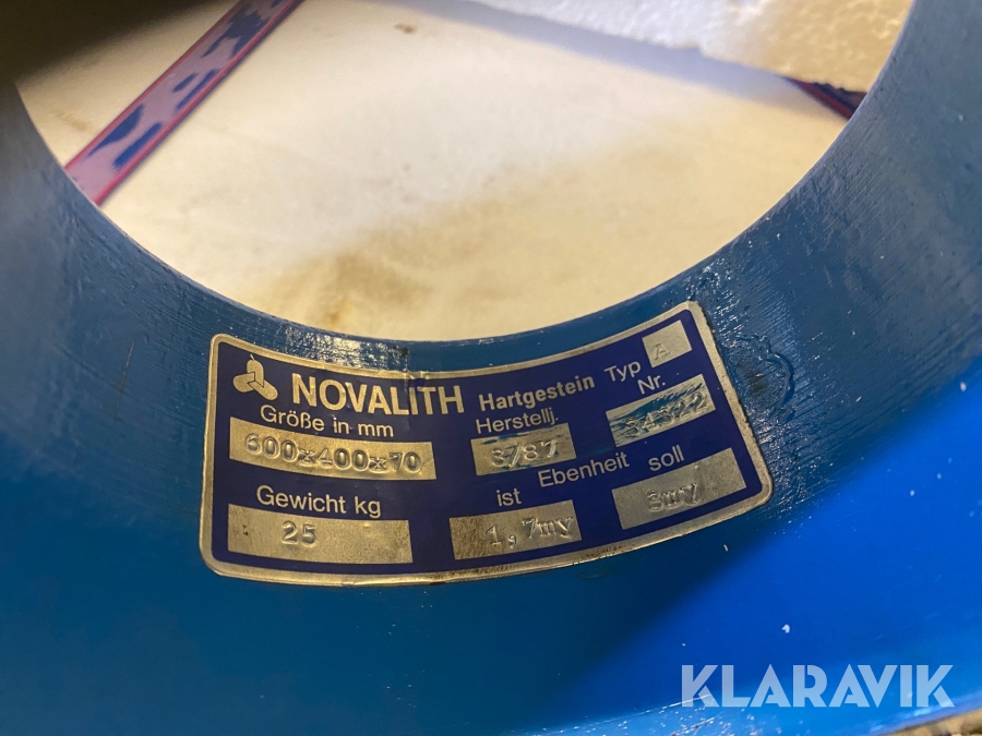 Kalibrering Novalith, Västerås, Klaravik auktioner