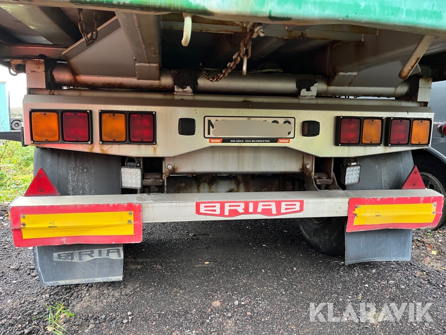 Tippsläp Briab SLB3TB-30-107, Hallstahammar, Klaravik auktio