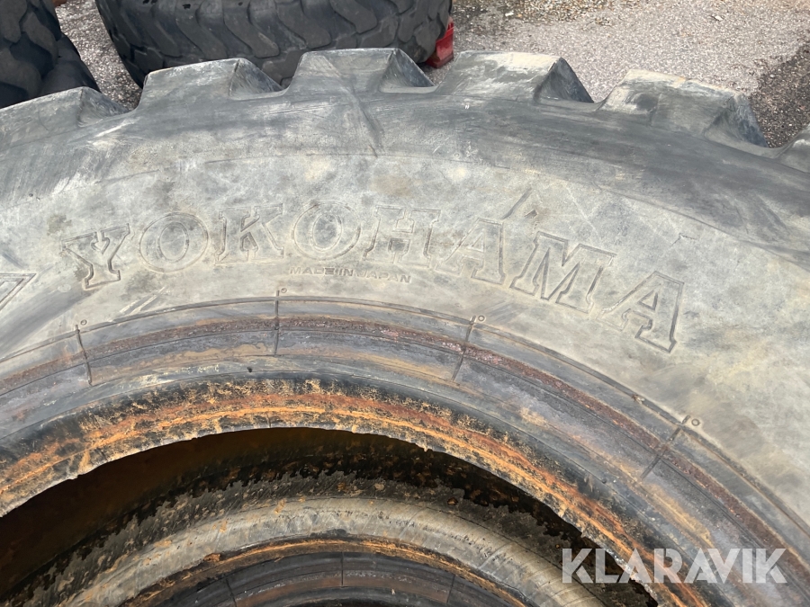 Entreprenaddäck Yokohama Y-67, Luleå, Klaravik auktioner