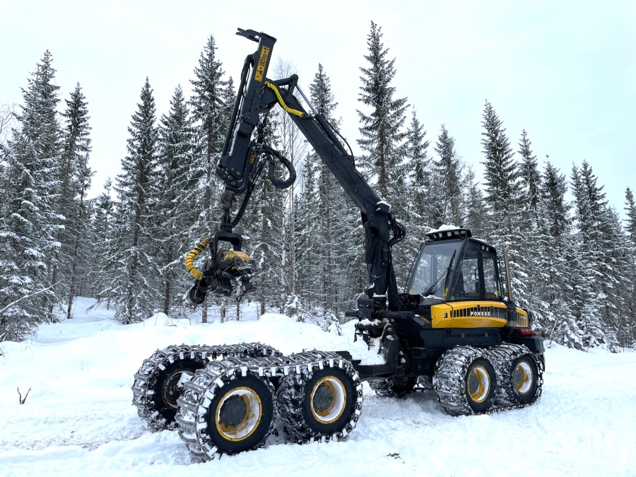 Skogsmaskin Ponsse Buffalo Dual, Bräcke, Klaravik auktioner