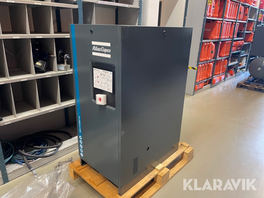 Skruvkompressor Atlas Copco GA11VSD+FF med tork