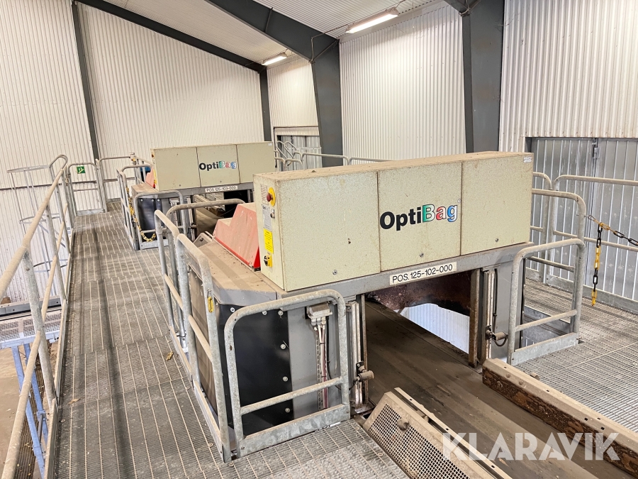 Sorteringsanläggning OptiBag, Bromölla, Klaravik auktioner