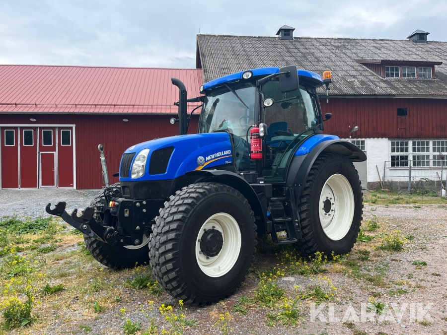 Traktor New Holland T6 140, Norrtälje, Klaravik auktioner