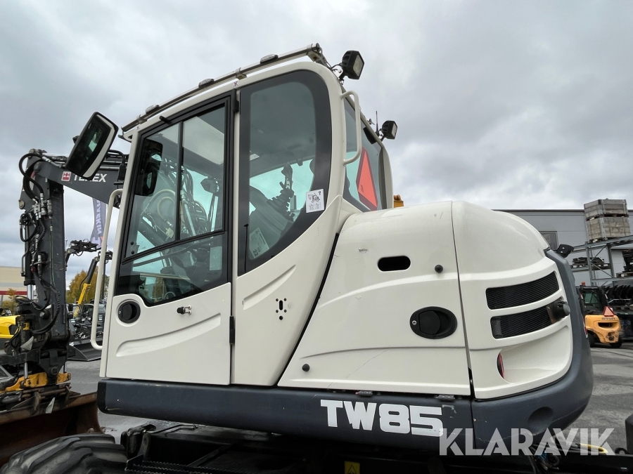 Grävmaskin Terex TW85, Haninge, Klaravik auktioner
