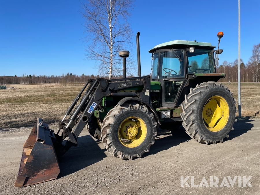 Traktor John Deere 2650 4WD, Gagnef, Klaravik auktioner