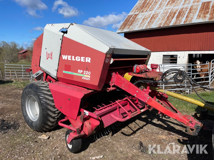 Balpress Welger RP220 Profi, Eksjö, Klaravik auktioner
