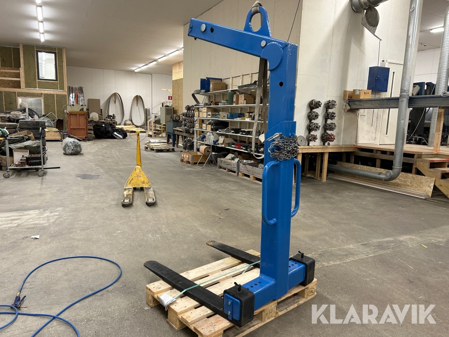 Pallyft till kran 3-ton Crane Fork CY30, Timrå, Klaravik auk