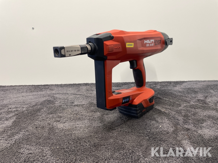 Bultpistol Hilti BX 3-BT, Svalöv, Klaravik auktioner