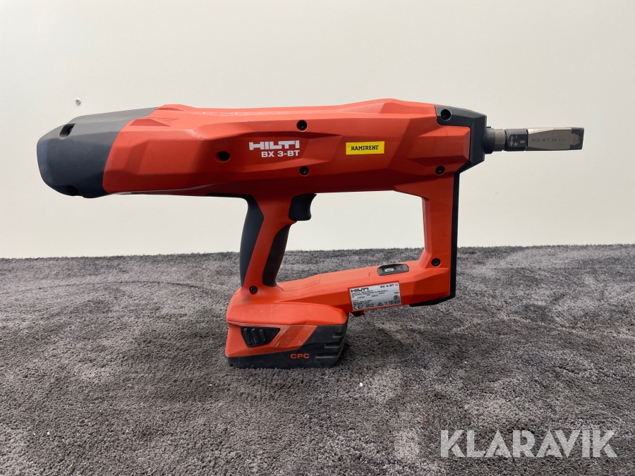 Bultpistol Hilti BX 3-BT, Svalöv, Klaravik auktioner