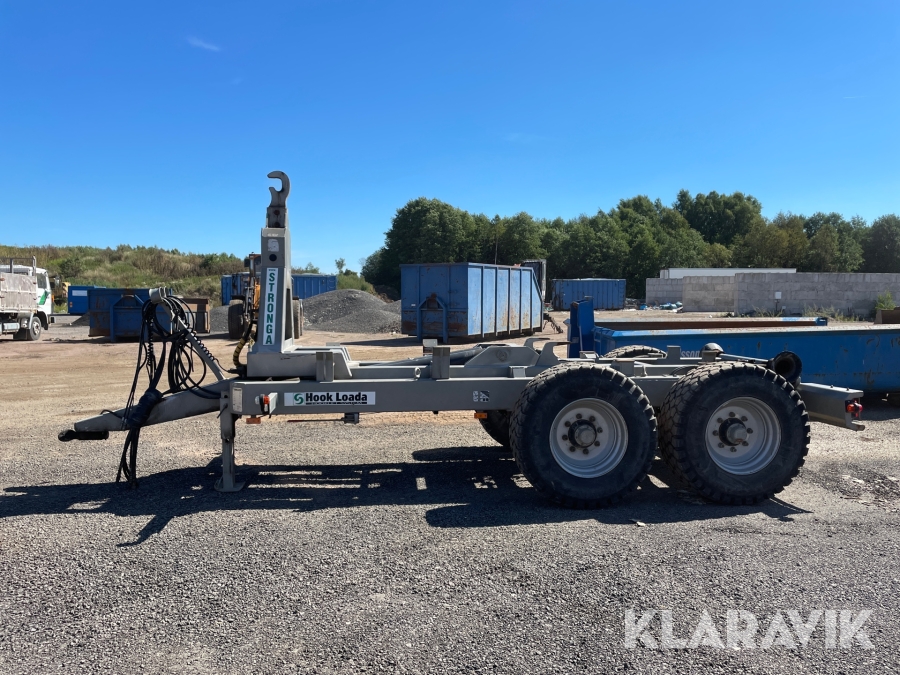Lastväxlarvagn Hook loada HL120S, Hultsfred, Klaravik aukti