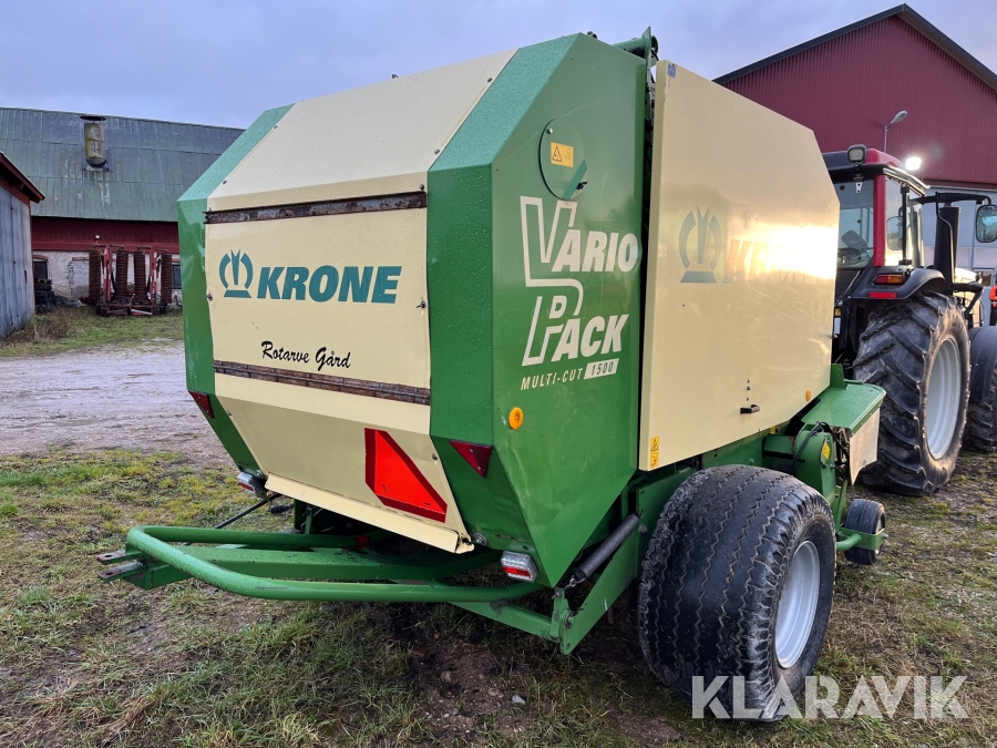 Rundbalspress Krone Vario pack multicut 1500, Gotland, Klara