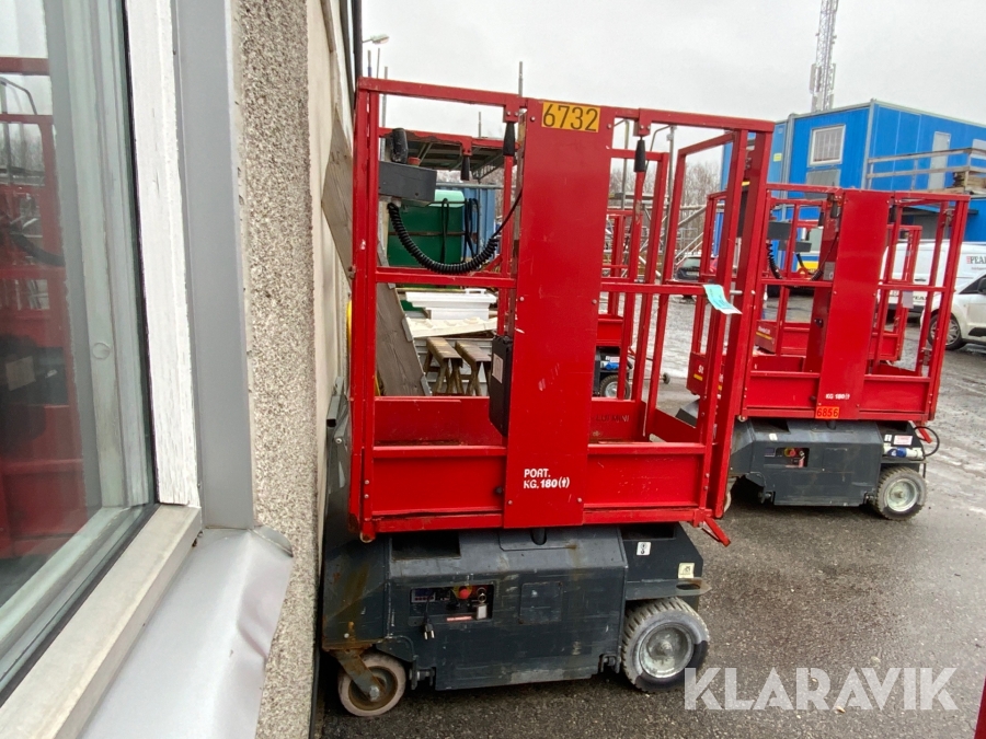 Pelarlift Leonardo LUI MINI HD, Skövde, Klaravik auktioner