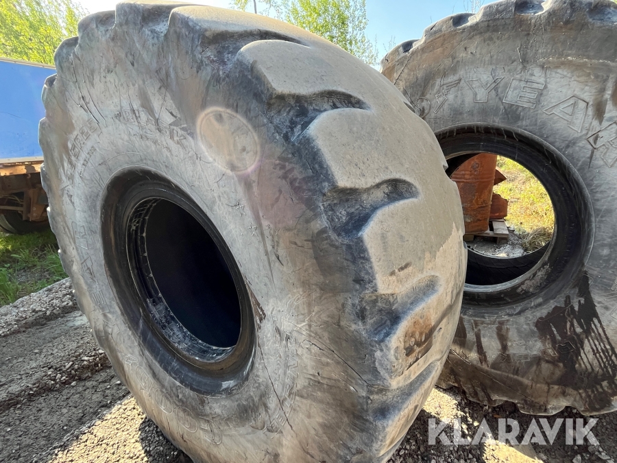 Entreprenaddäck Good Year 29.5R25, Norrtälje, Klaravik aukti