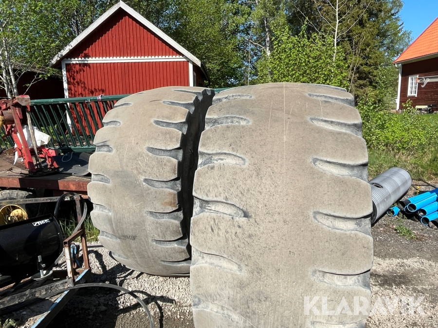 Entreprenaddäck Good Year 29.5R25, Norrtälje, Klaravik aukti