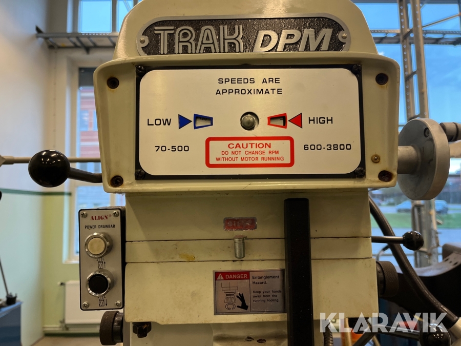 Fräs Trak DPM BM-2V-100V, Linköping, Klaravik auktioner
