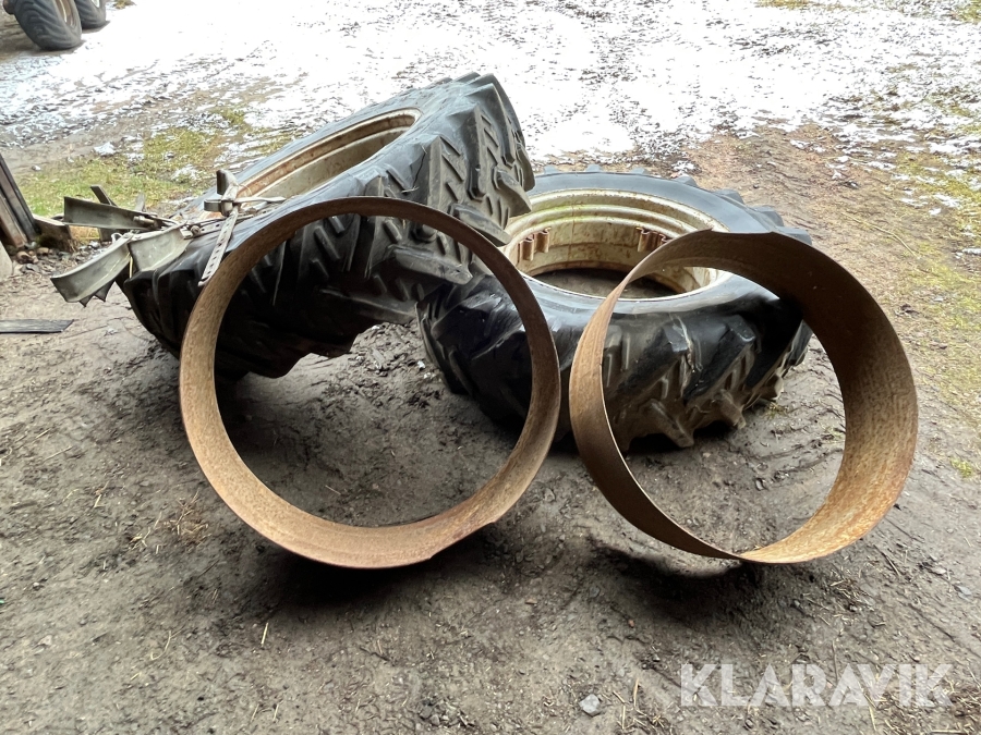 Dubbelmontage Kléber 16.9R34, Gislaved, Klaravik auktioner