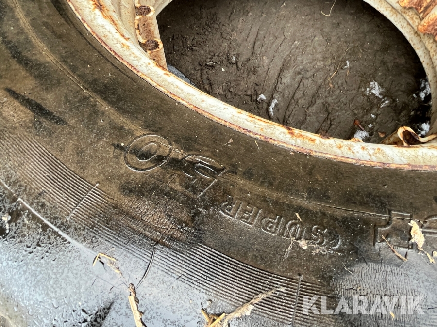 Dubbelmontage Kléber 16.9R34, Gislaved, Klaravik auktioner