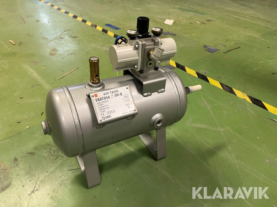 Trycktank med tryckstegrare SMC VBAT05AF-SV-Q, Köping, Klara