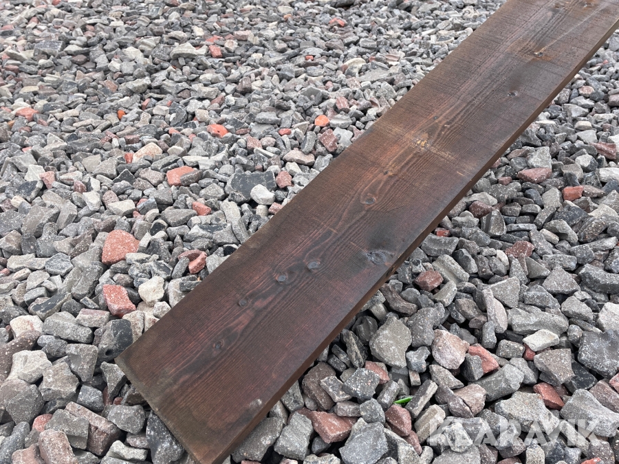 Linoljetryckt panelvirke Bitus Linax, Mölndal, Klaravik auk