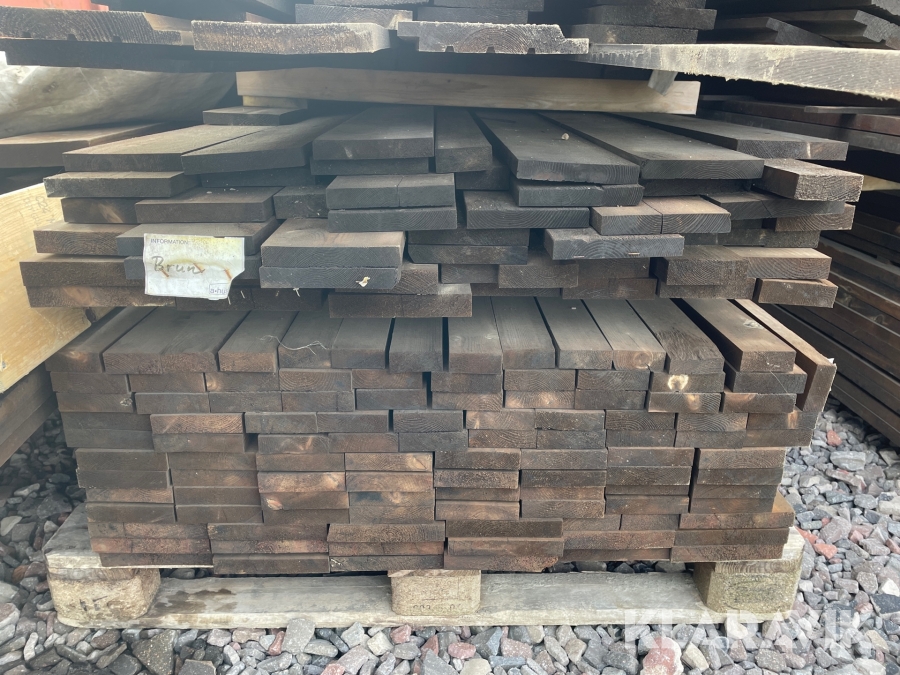 Linoljetryckt panelvirke Bitus Linax, Mölndal, Klaravik auk