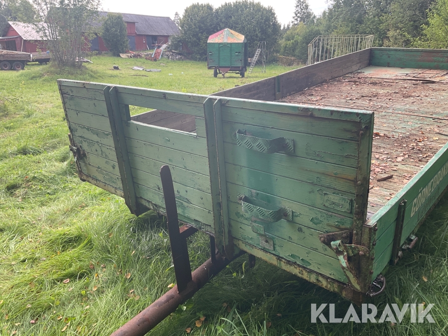 Flakvagn Grönebrand, Älmhult, Klaravik auktioner