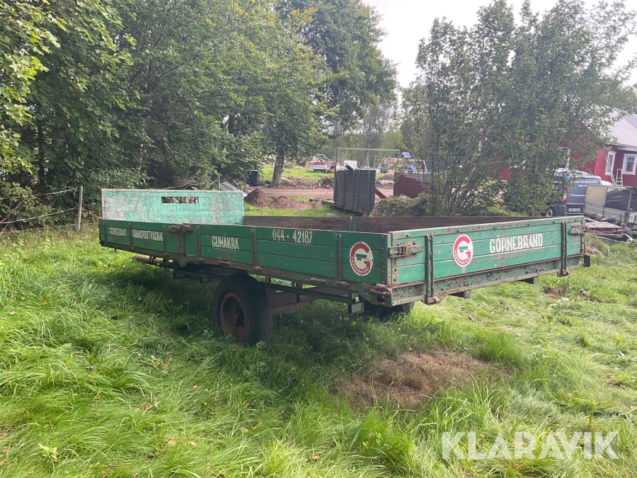 Flakvagn Grönebrand, Älmhult, Klaravik auktioner