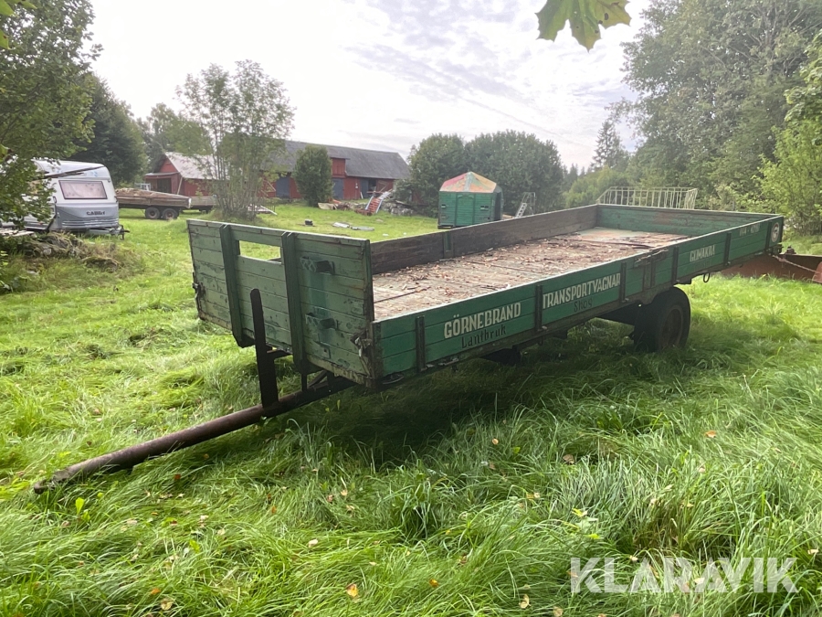 Flakvagn Grönebrand, Älmhult, Klaravik auktioner