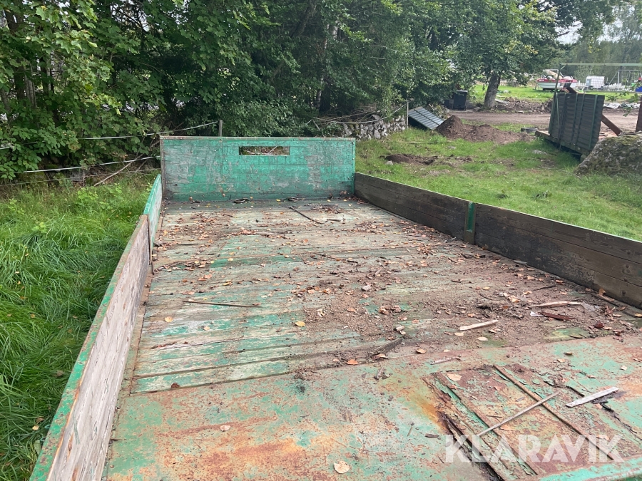 Flakvagn Grönebrand, Älmhult, Klaravik auktioner