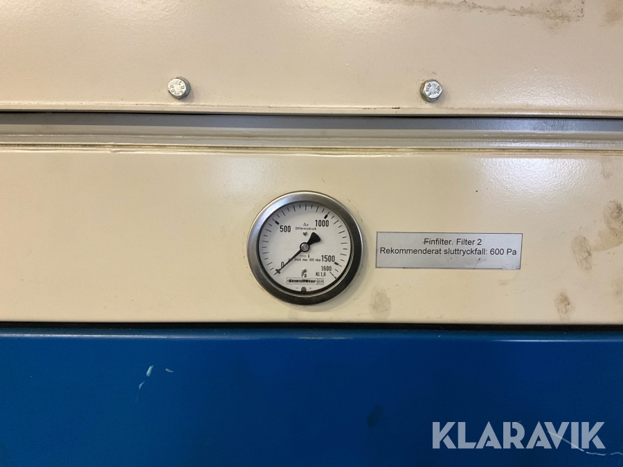 Utsug/oljedimavskiljare ScandMist MA 200 D, Kristinehamn, Kl