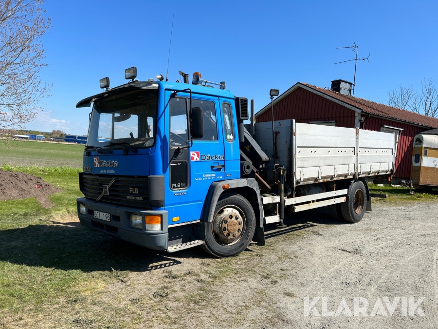 Kranbil Volvo FL6 14, Varberg, Klaravik auktioner