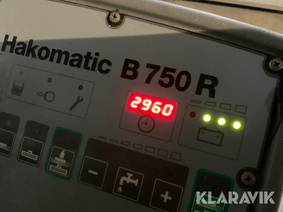 Klaravik Auktioner | Skurmaskin Hako B750R