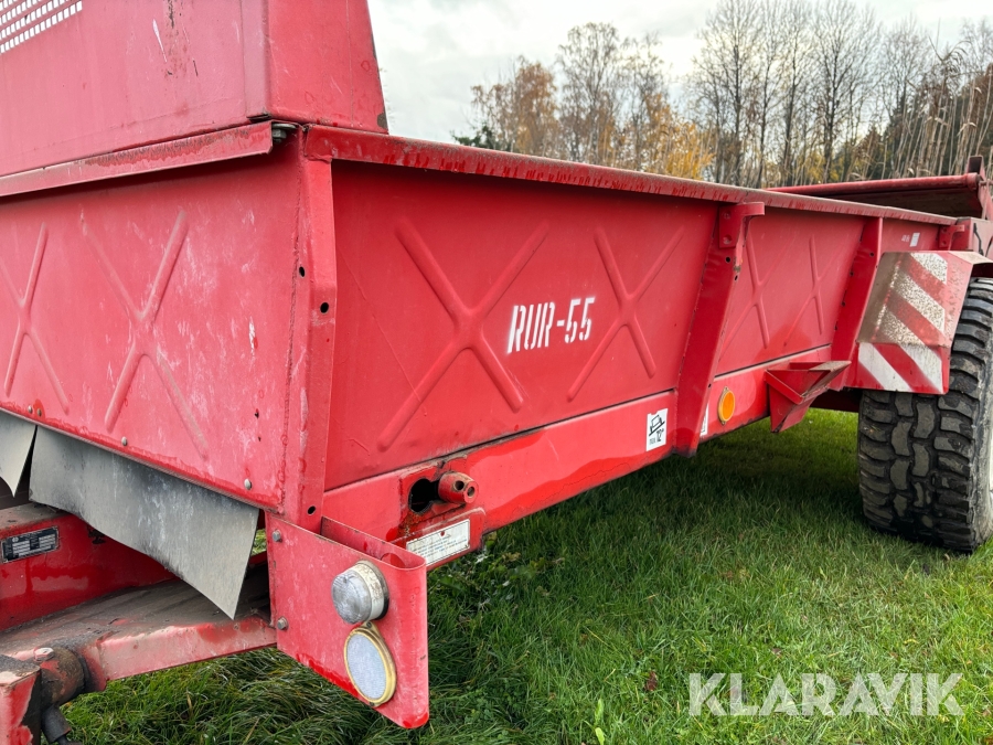 Gödselspridare Agrostroj Pelhrimov RUR-55, Sölvesborg, Klara