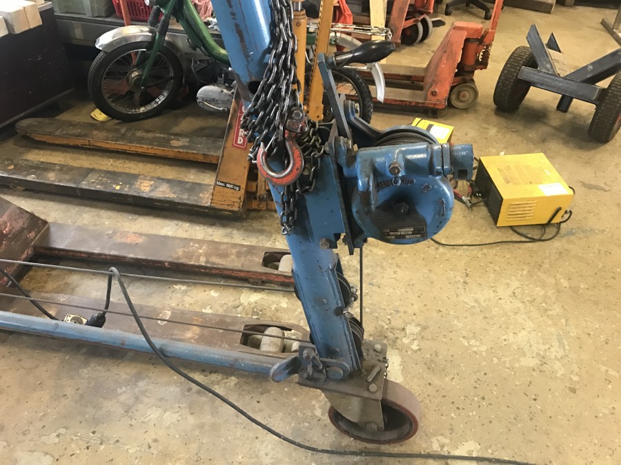 Lyftblock på hjul (2 ton)