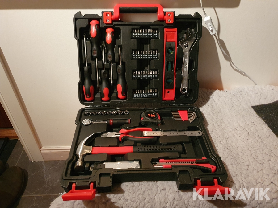 Verktygsväska Demoto med verktyg 186 delar