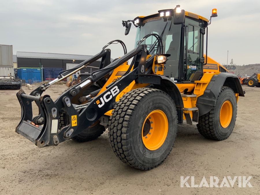 Hjullastare JCB 419s Nordic edition T4F, Nyköping, Klaravik