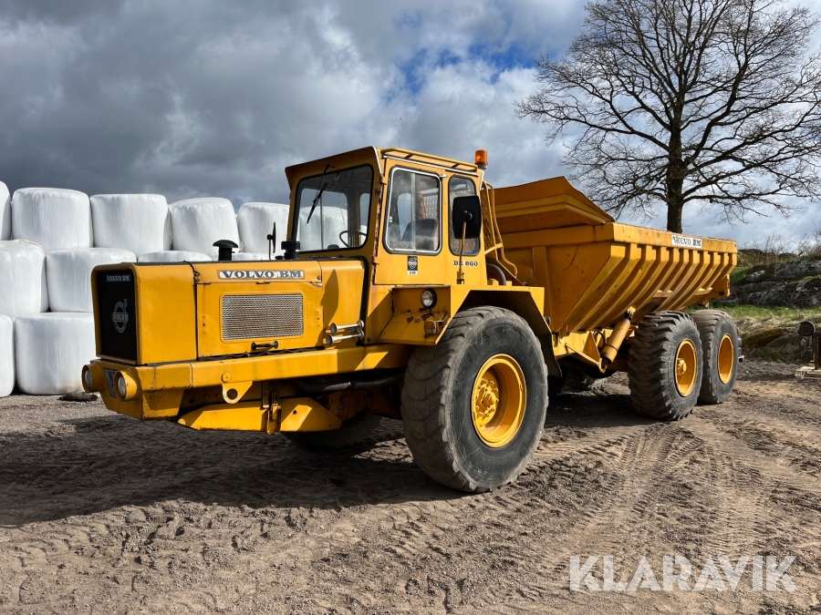 Dumper Volvo DR860, Jönköping, Klaravik auktioner