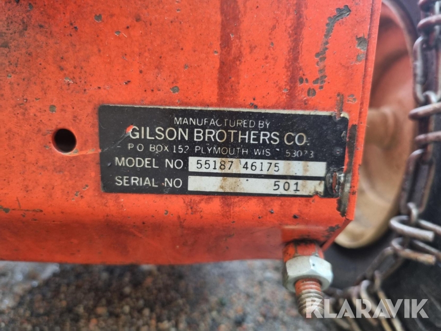 Snöslunga Gilson Brothers, Ljusdal, Klaravik auktioner