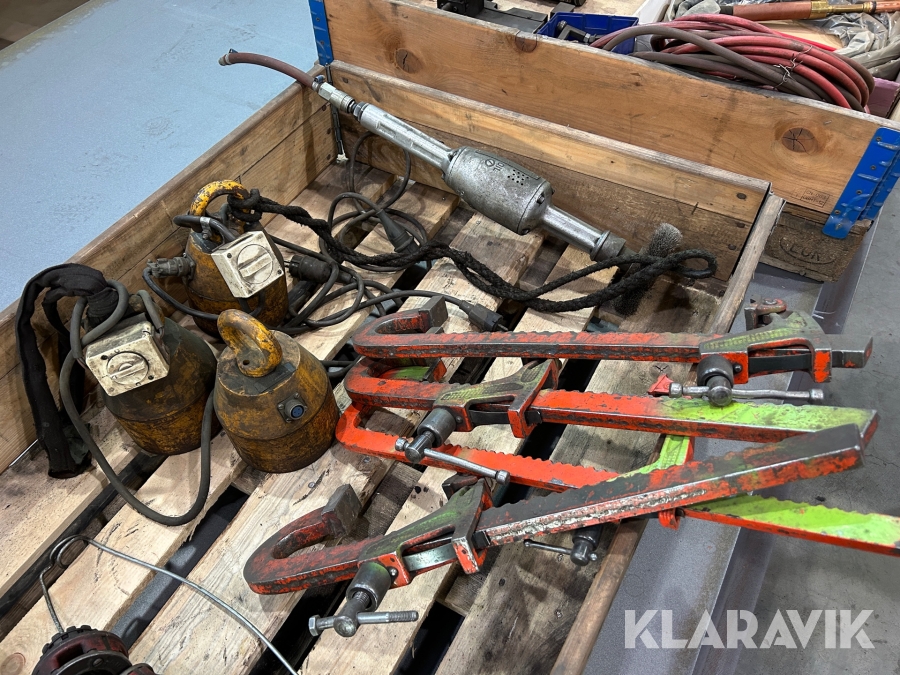 Magneter, tvingar & slip, Kungälv, Klaravik auktioner