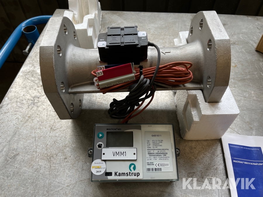 Flödesmätare Kamstrup Multical 601, Varberg, Klaravik auktio