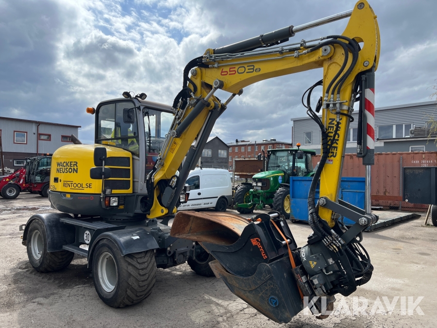 Grävmaskin Wacker Neuson 6503-2, Linköping, Klaravik auktion